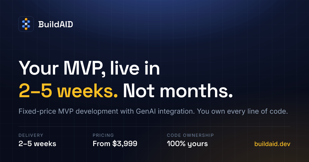 BuildAID - AI Development & MVP Solutions | GenAI Development